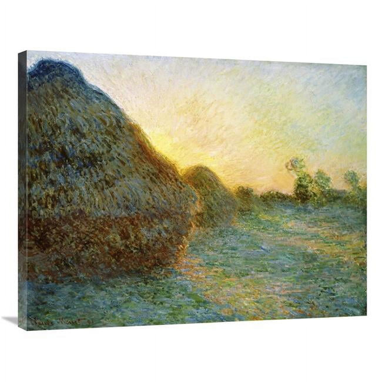 36 in. Haystacks, 1891 Art Print - Claude Monet - Walmart.com