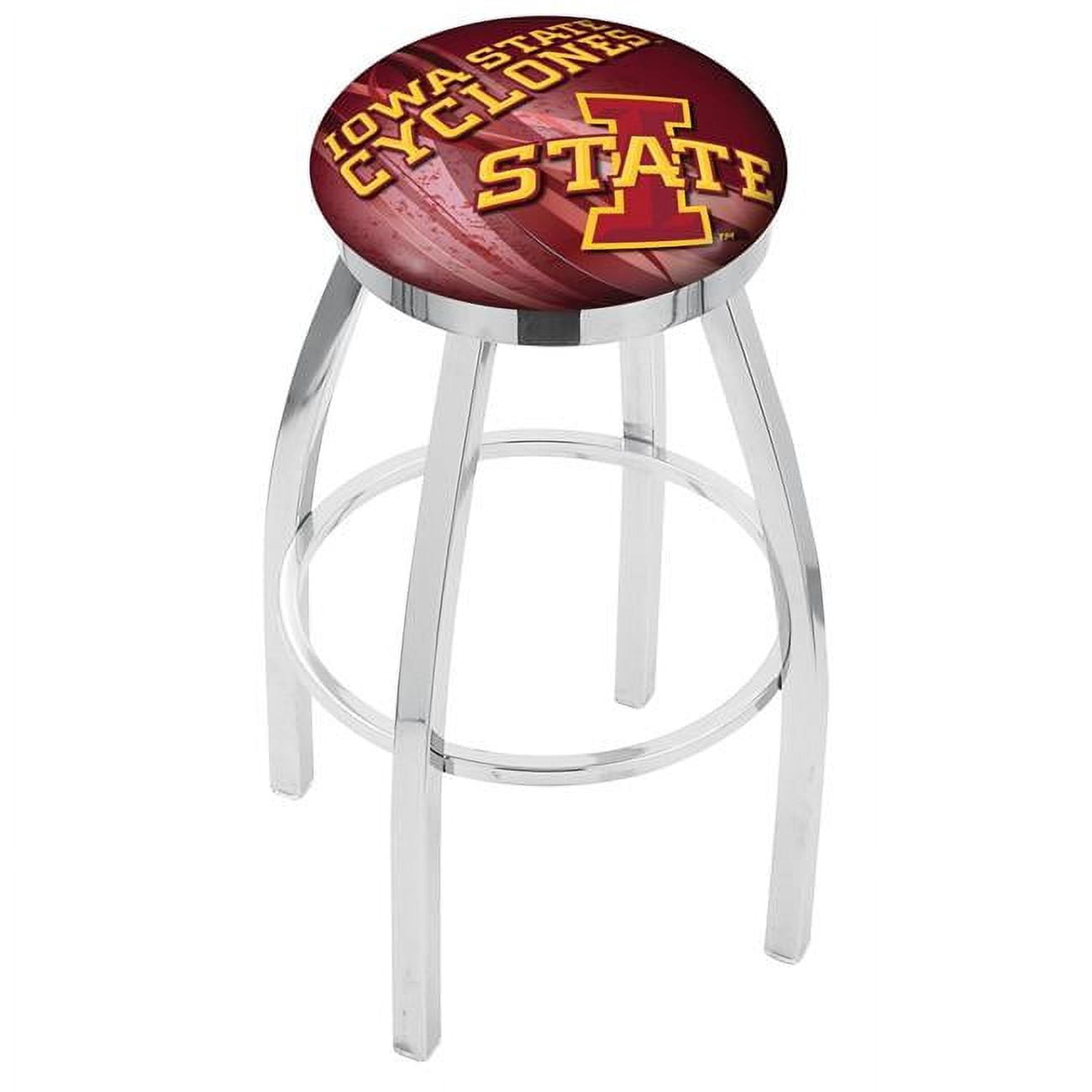36 in. Iowa State Bar Stool with Cyclones Logo Swivel Seat - Walmart.com