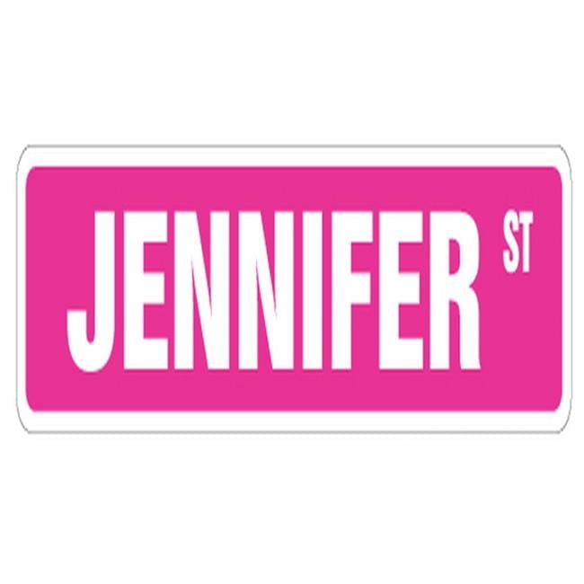 36 in. Jennifer Street Childrens Name Room Sign - Walmart.com