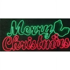 Large Outdoor Merry Christmas Lighted Sign