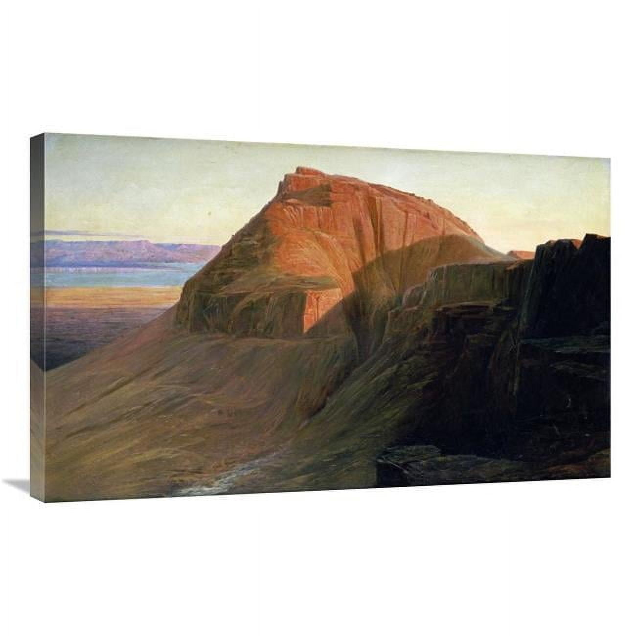 36 in. Masada on the Dead Sea Art Print - Edward Lear - Walmart.com