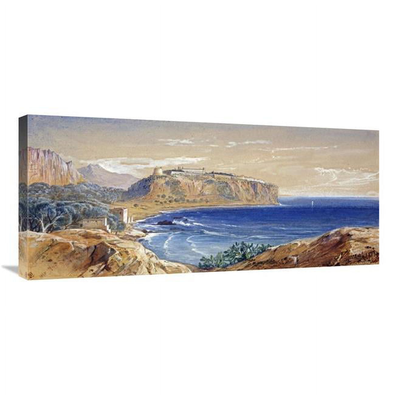 36 in. Monaco from Cap Dail Art Print - Edward Lear - Walmart.com