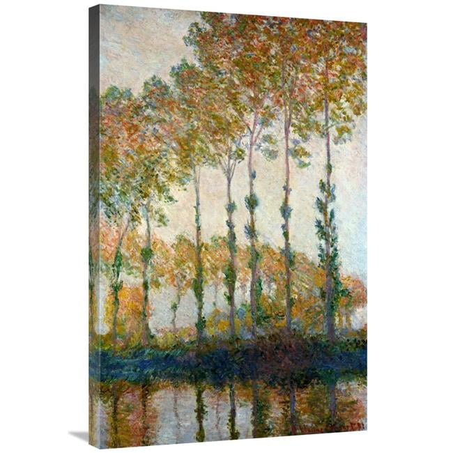 36 in. Poplars on the River Epte in Autumn, 1891 Art Print - Claude ...
