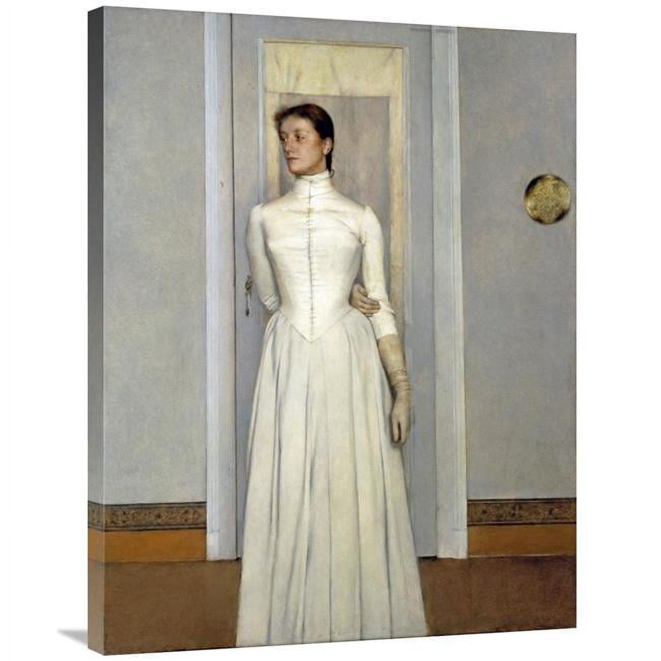 36 in. Portrait of Marguerite Art Print - Fernand Khnopff - Walmart.com