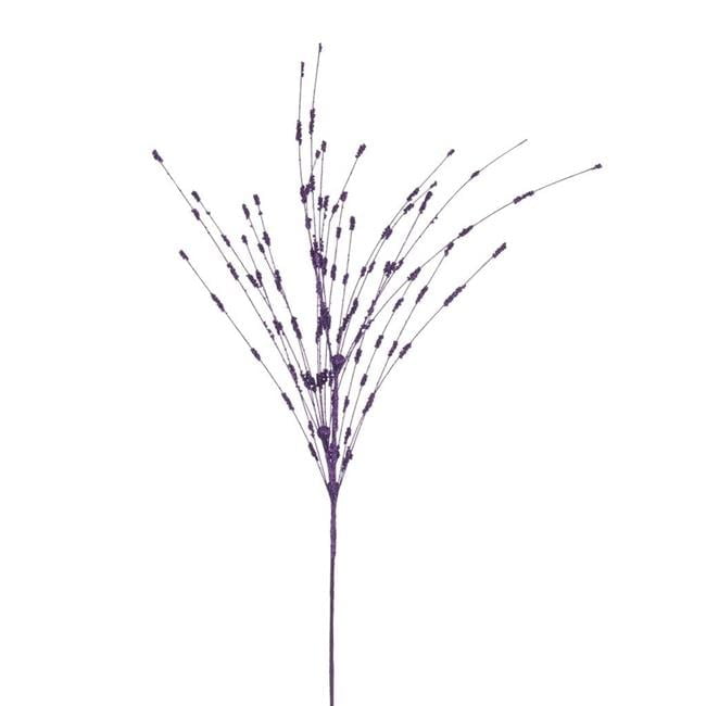 36 in. Purple Berry Glitter Spray, 6 Piece per Bag - Walmart.com