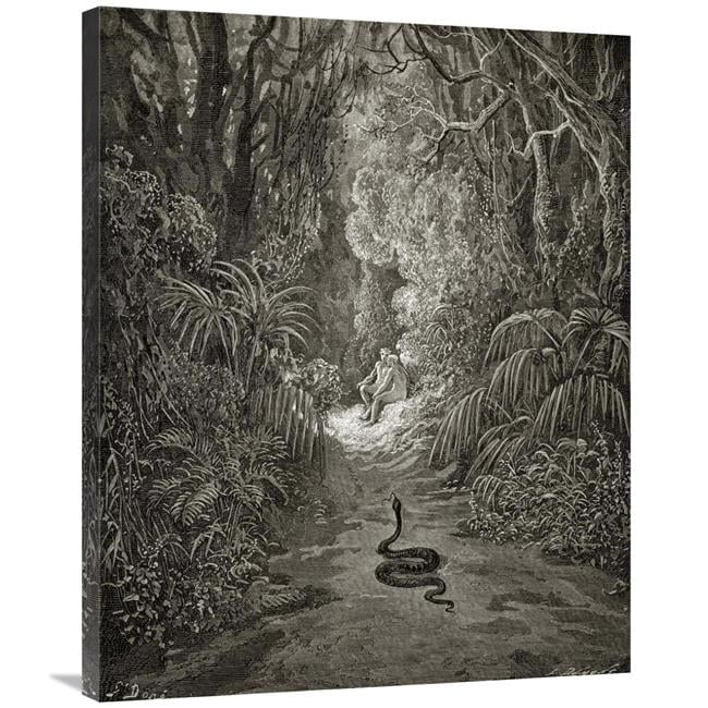 36 in. Satan As A Serpent, Enters Paradise in Search of Eve - From ...