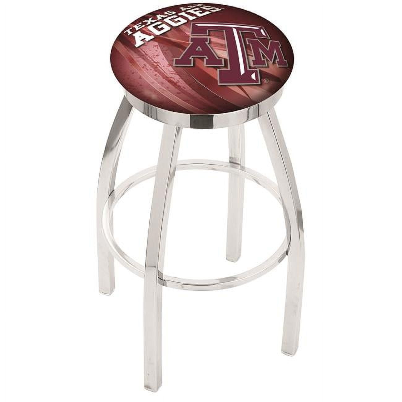 36 in. Texas A&M Bar Stool with Aggies Logo Swivel Seat - Walmart.com