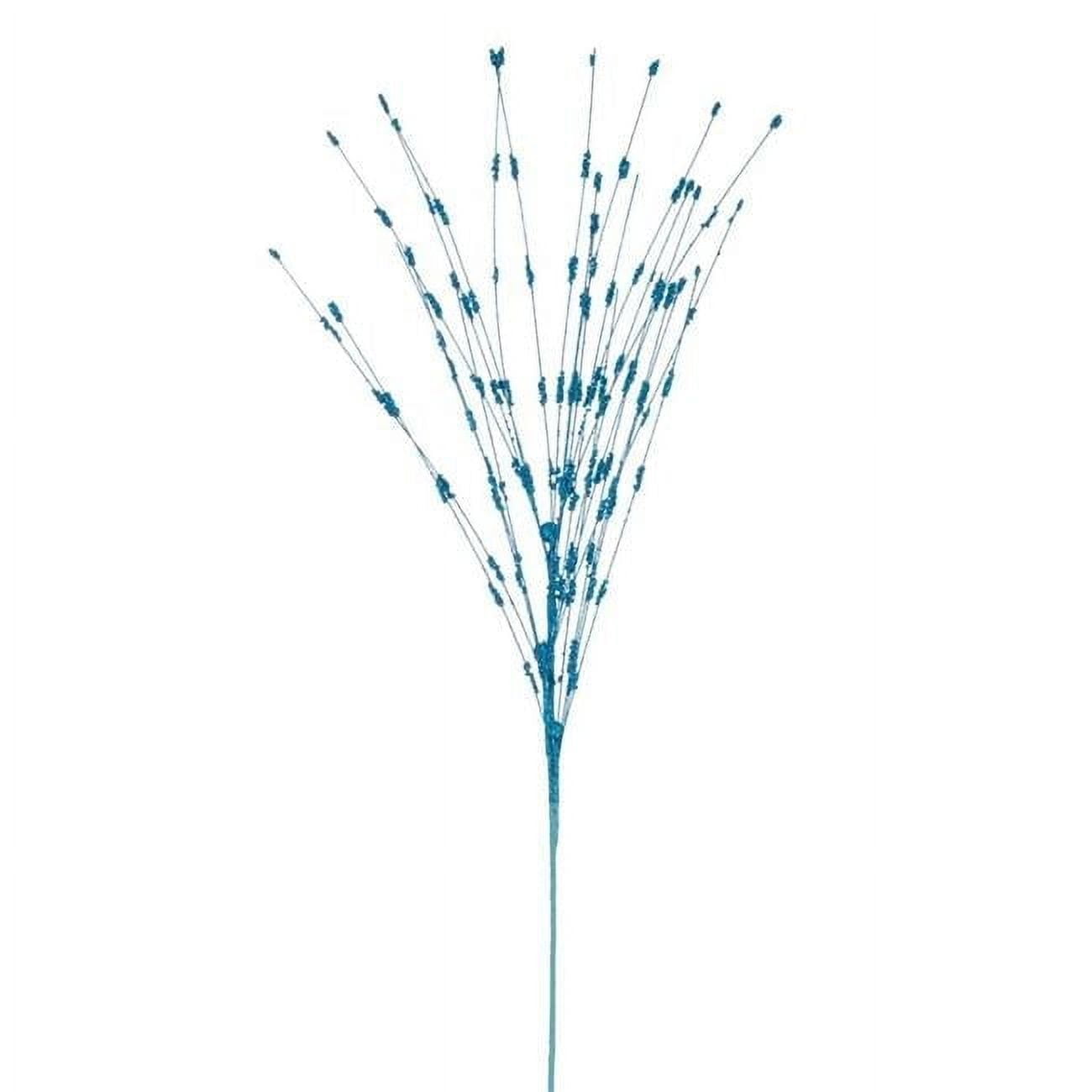 36 in. Turquoise Berry Glitter Spray, 6 Piece per Bag - Walmart.com