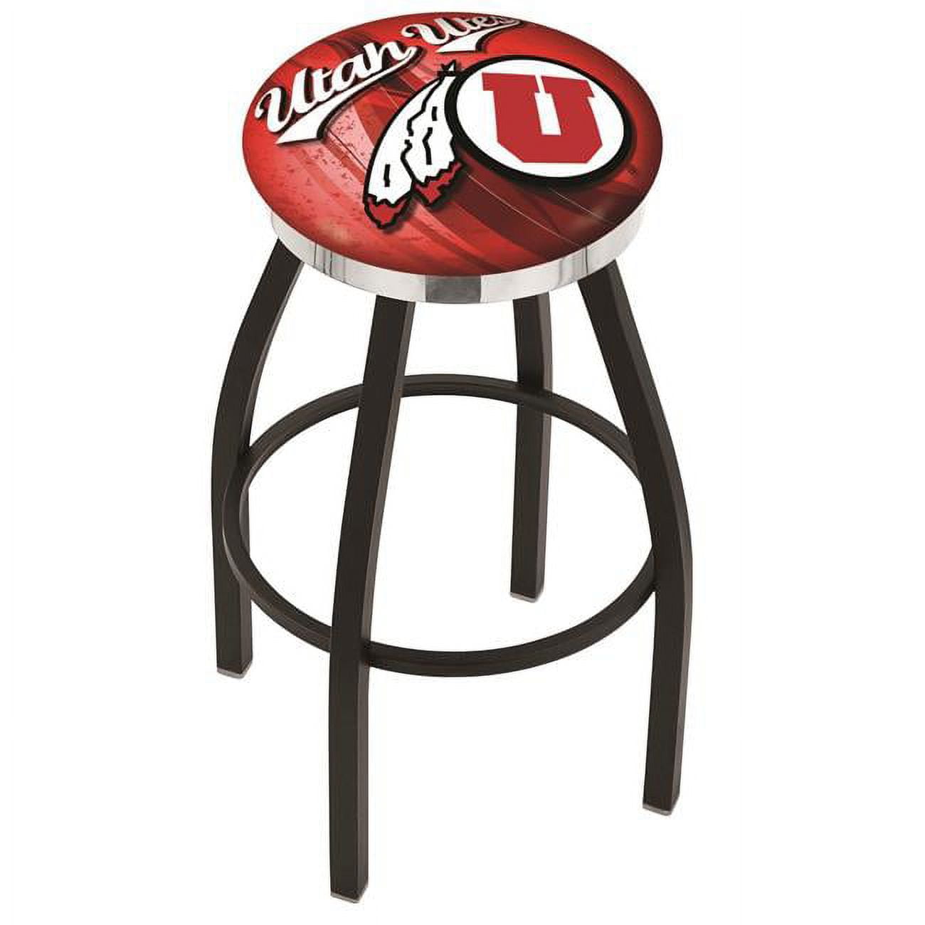 36 in. Utah Bar Stool with Utes Logo Swivel Seat - Walmart.com