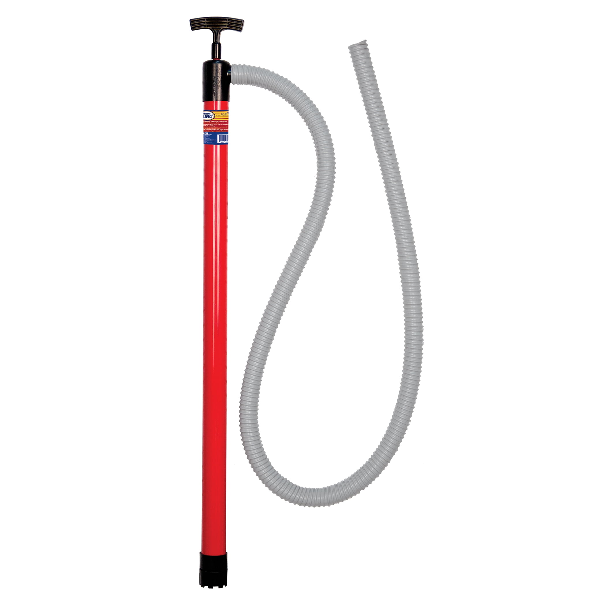 Siphon King 36 in. Utility Hand Pump with 72 in. Hose, Corrosion Proof ...