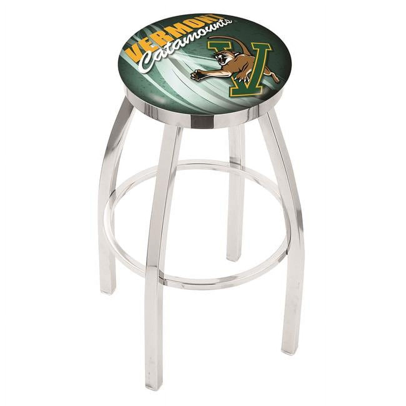 36 in. Vermont Bar Stool with Catamounts Logo Swivel Seat - Walmart.com