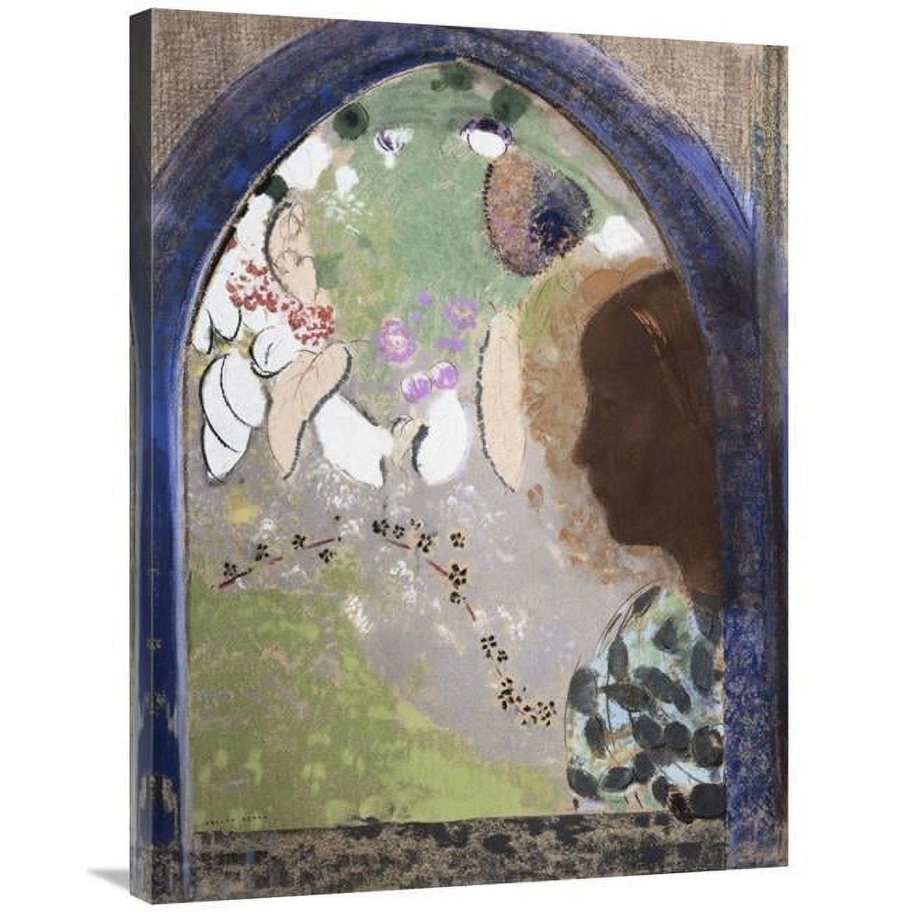 36 in. Woman at the Window Art Print - Odilon Redon - Walmart.com