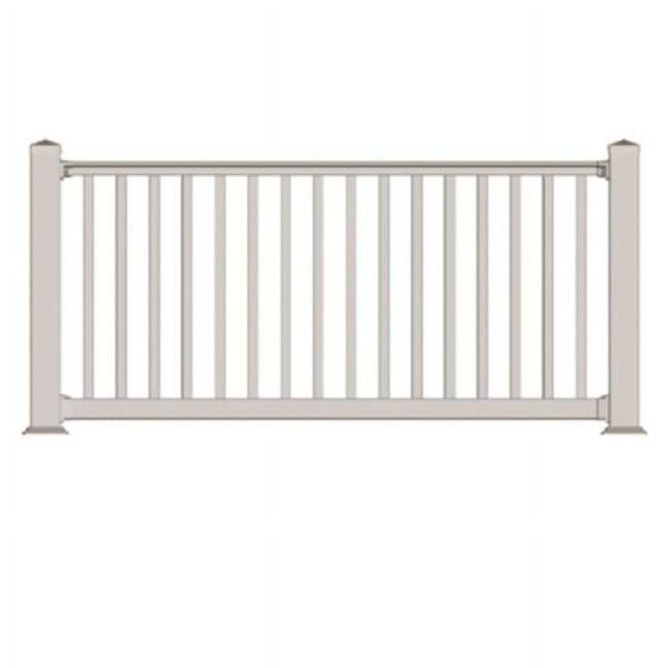 36 in. x 6 ft. Model Stair Boxed Railing Section - Walmart.com