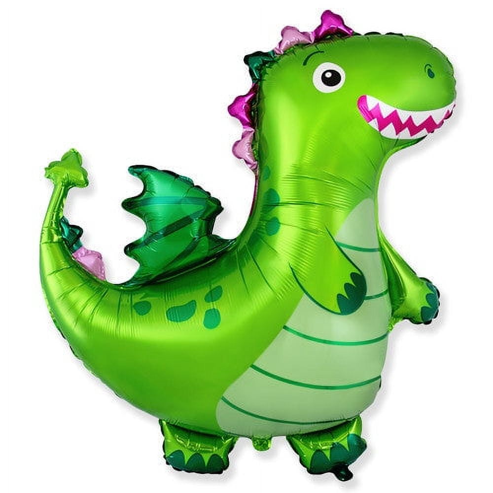 36 inch Dragon Green Foil Mylar Balloon - Party Supplies Decorations ...