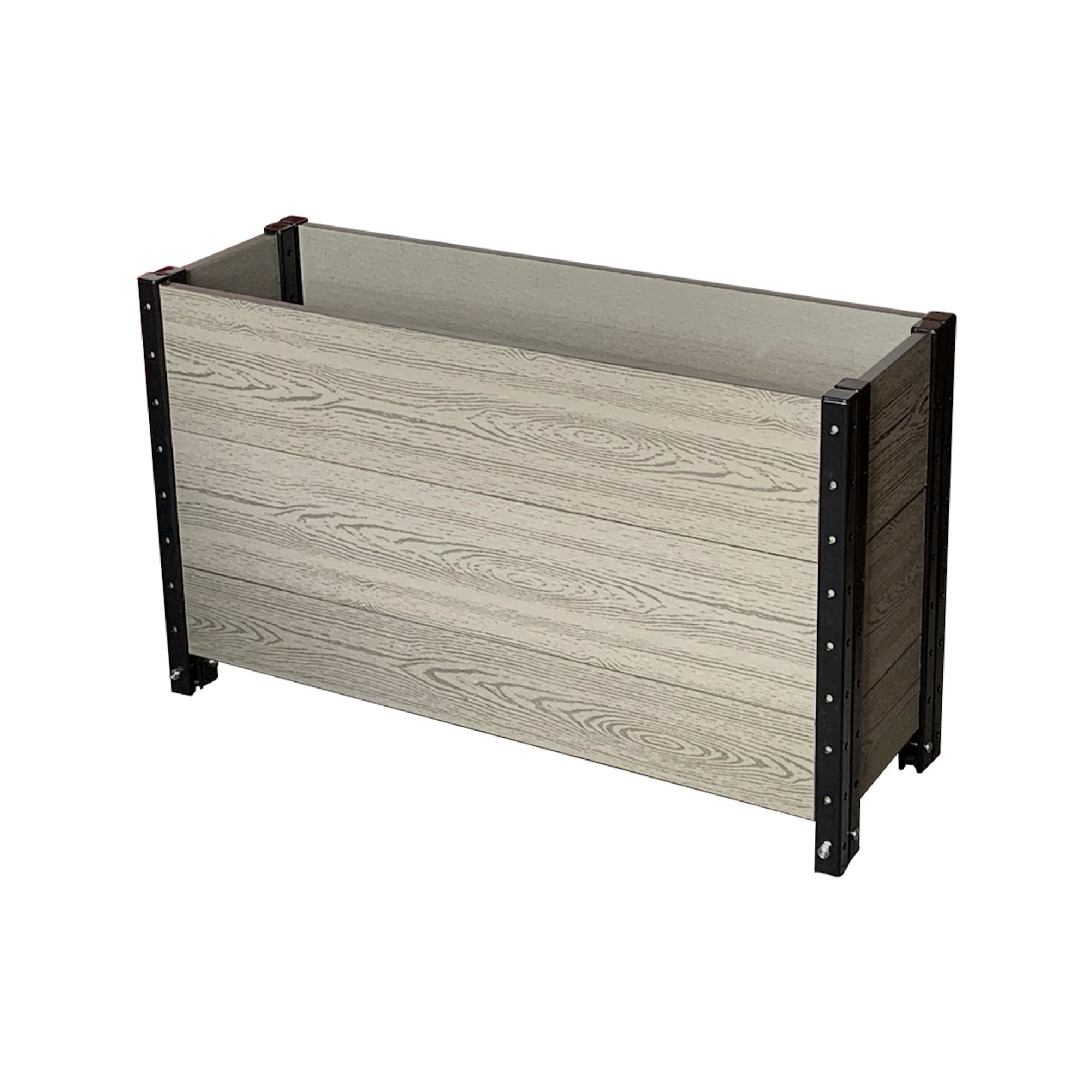 36-inch Elevated Deep Trough Planter Wood Texture/ Grey - Walmart.com