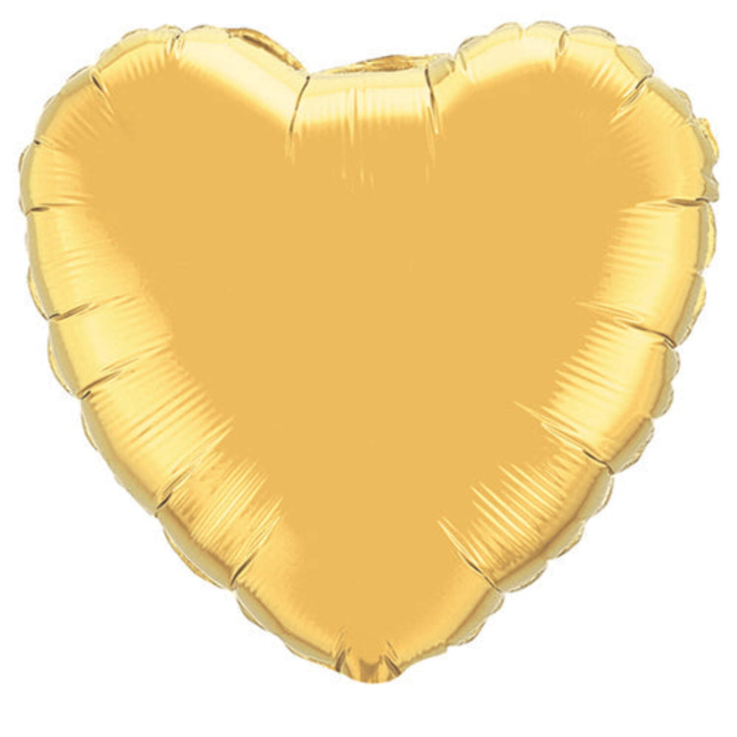 36 inch Heart - Metallic Gold Foil Mylar Balloon - Party Supplies ...