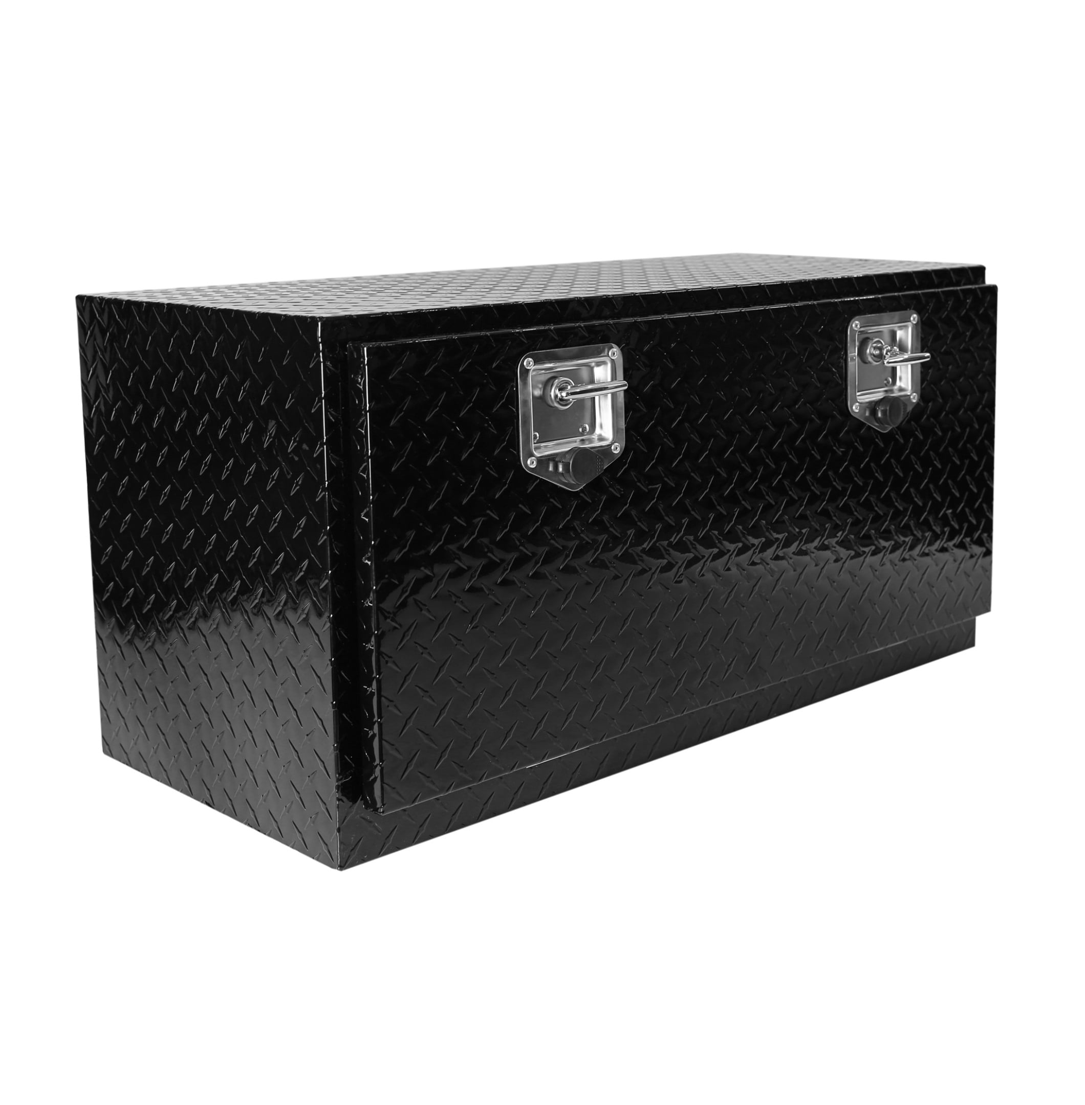 36 inch Heavy Duty Black Aluminum Tread Tool Box Truck Trailer ...