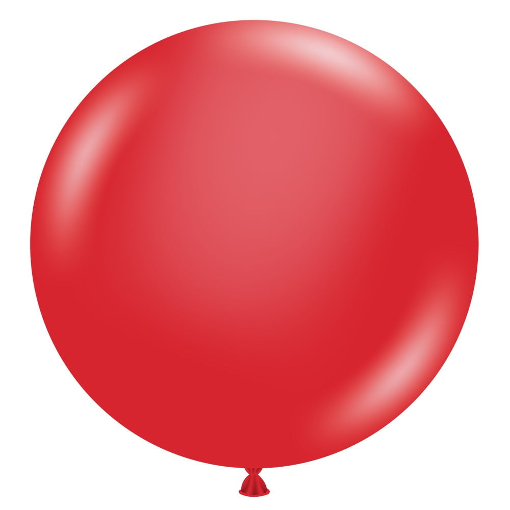 36 inch JUMBO Crystal Red TUFTEX Latex Balloon (1 Pack) - Party ...