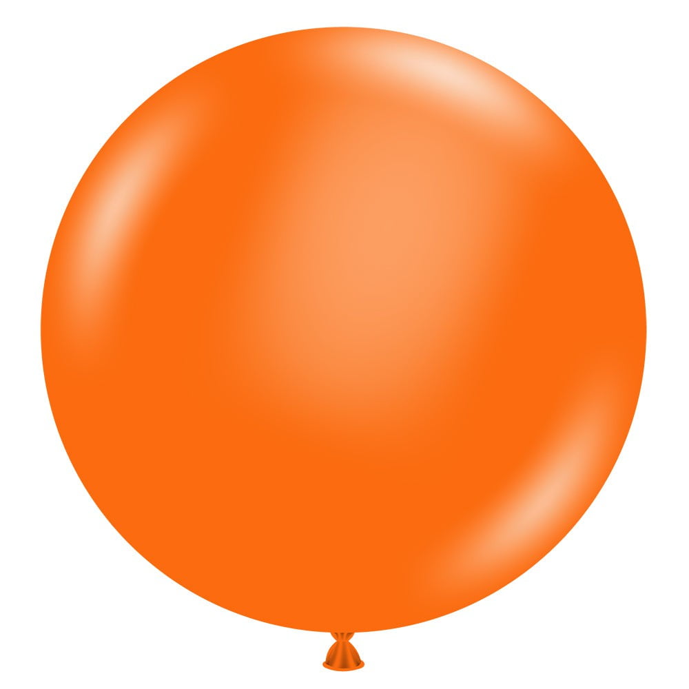 36 inch JUMBO Orange TUFTEX Latex Balloon (1 Pack) - Party Supplies ...