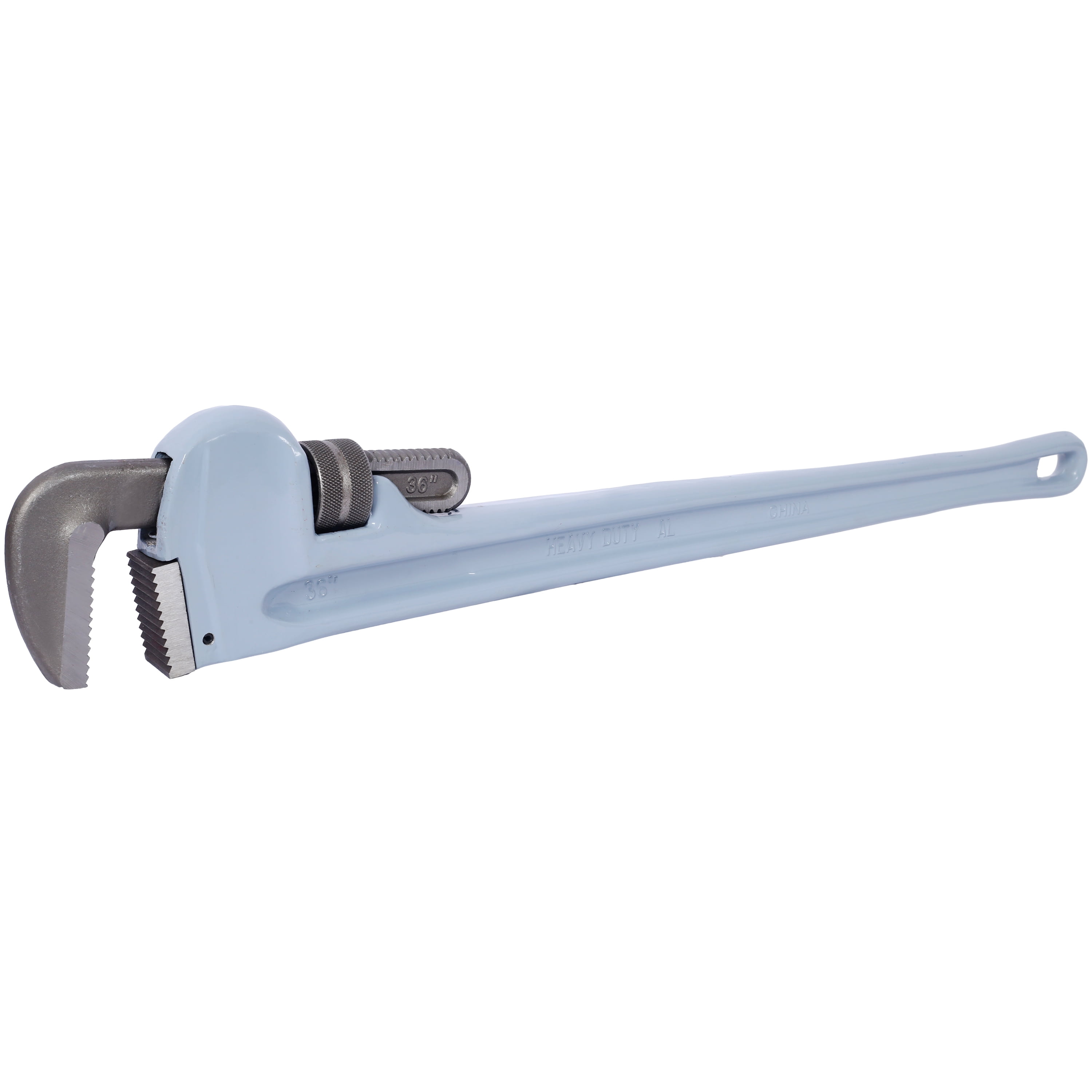 36 inch Pipe Wrench Aluminum Straight Pipe Wrench Heavy Duty 36-Inch ...