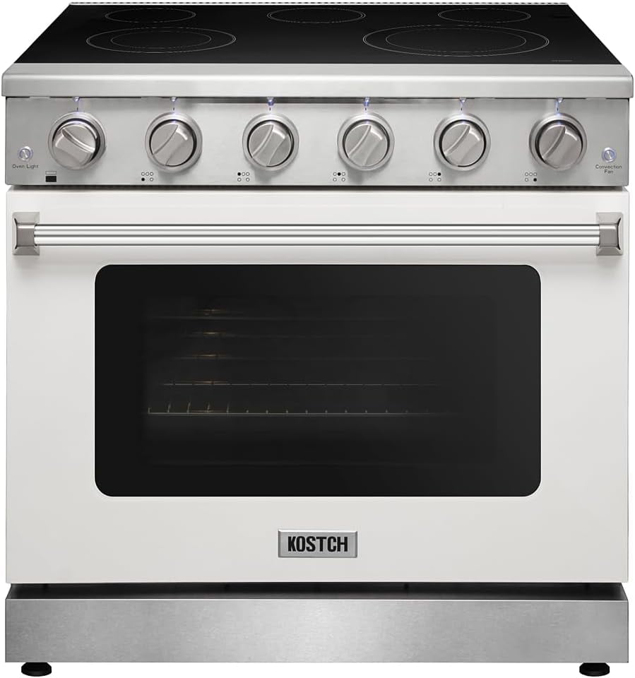 36 inch Professional Electric Range with 5 Heating Elements Cooktop, 6. ...