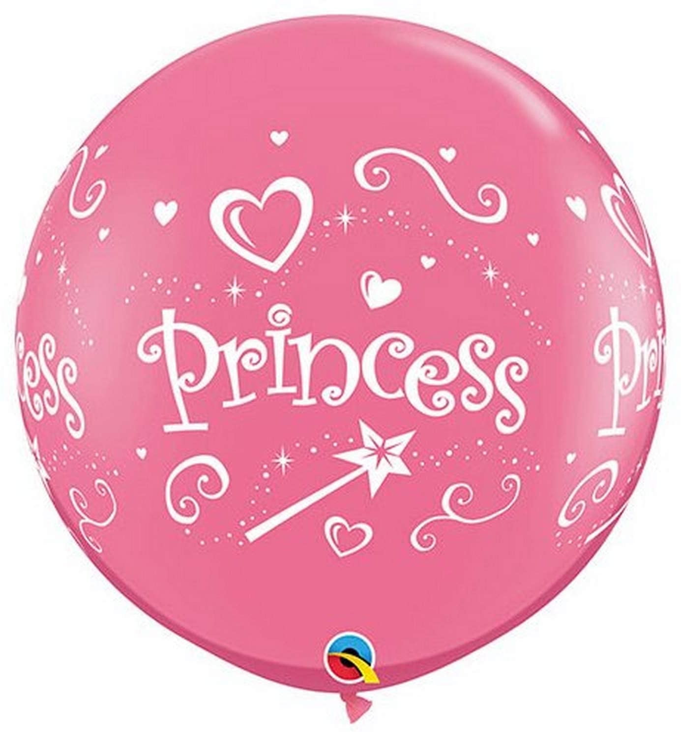 36 inch Qualatex Princess Wrap Latex Balloons (2 Pack) - Party Supplies ...