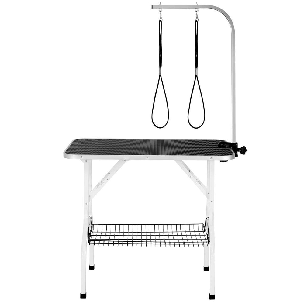 Professional 36-Inch Dog Cat Grooming Table with Adjustable Height Arm ...
