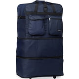 Rolite, 36 inch Wheeled Spinner Suitcase, Expandable, Navy - Walmart.com