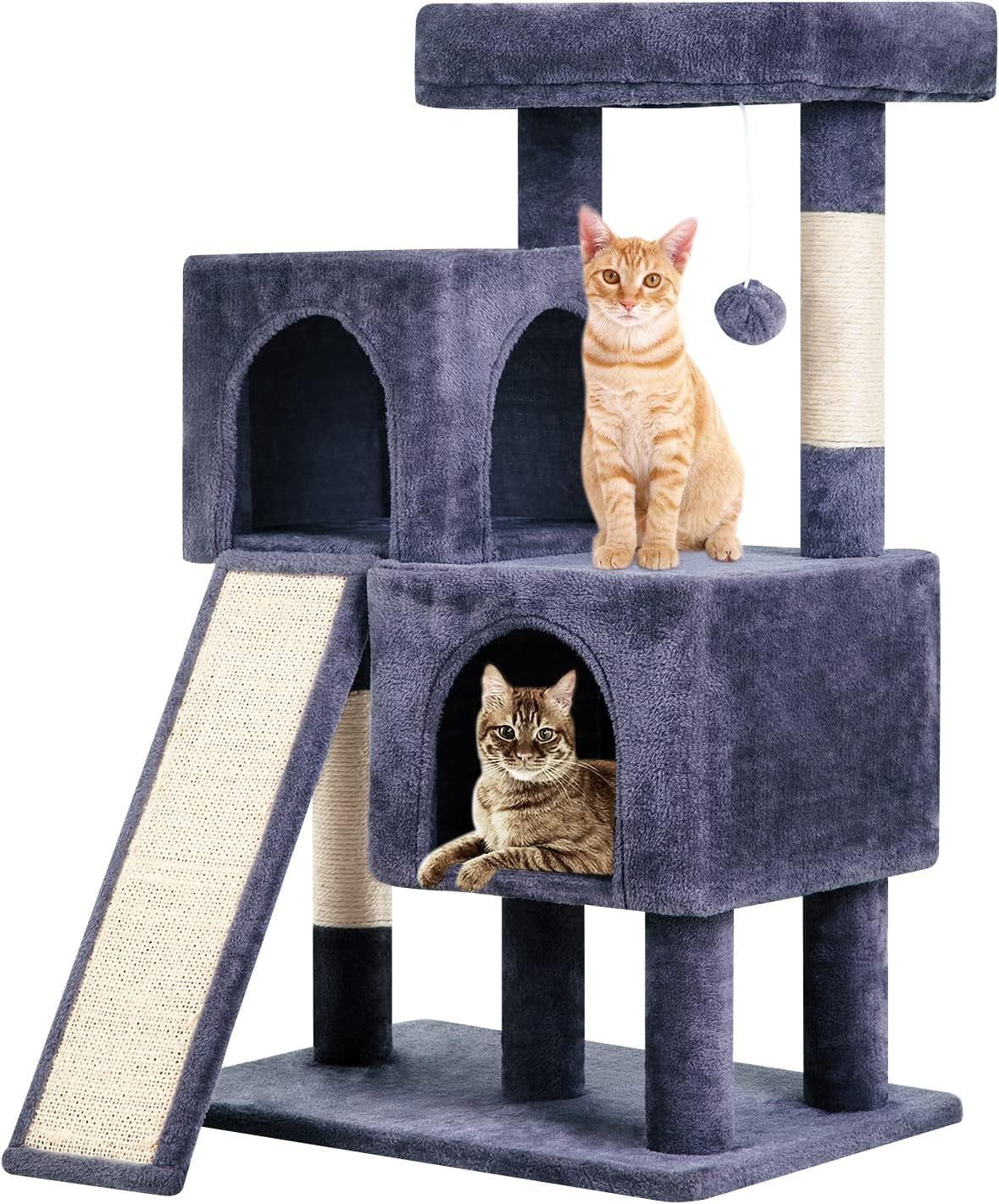 36 inches Cat Tree for Indoor Cats Cat Tower with Scratching Posts ...