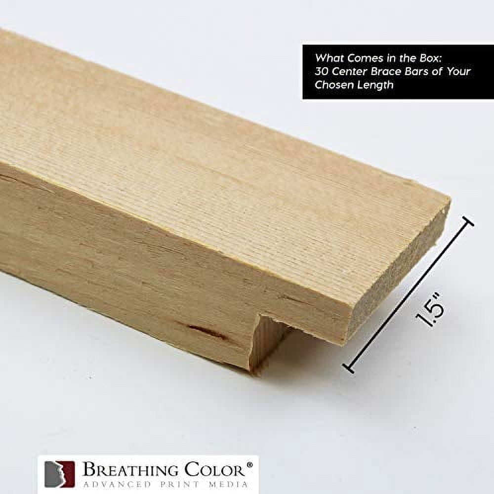 36 in long Center Brace for Stretcher Bar Frames Crafted from Kiln ...
