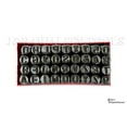 36 pc 3/8" Steel Metal Punch Letter & Number Stamp Stamping Kit Set ...