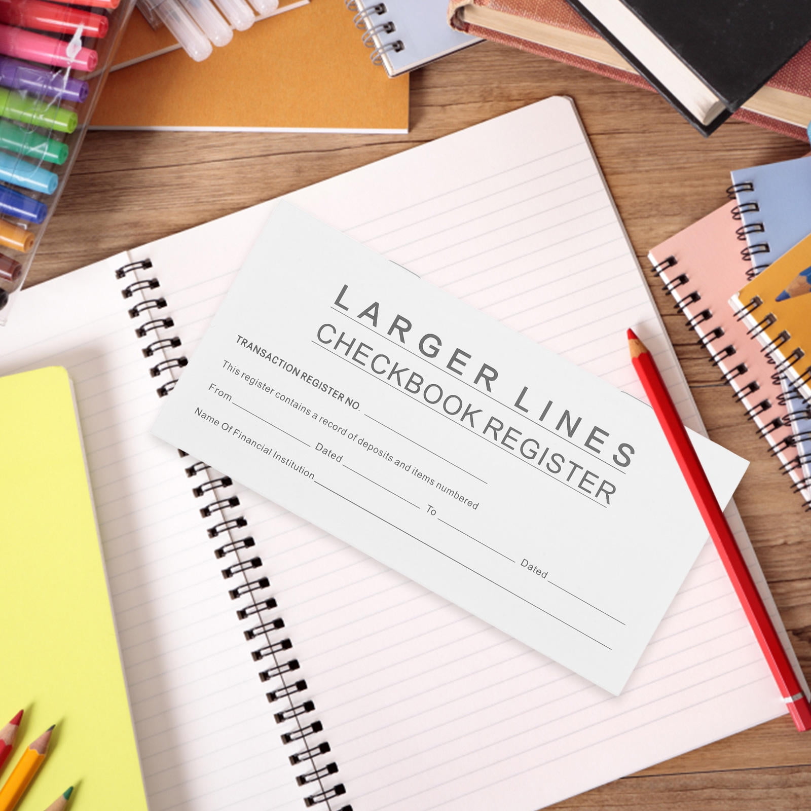 36 pcs Check Registers For Personal Checkbook Larger Lines Checkbook ...