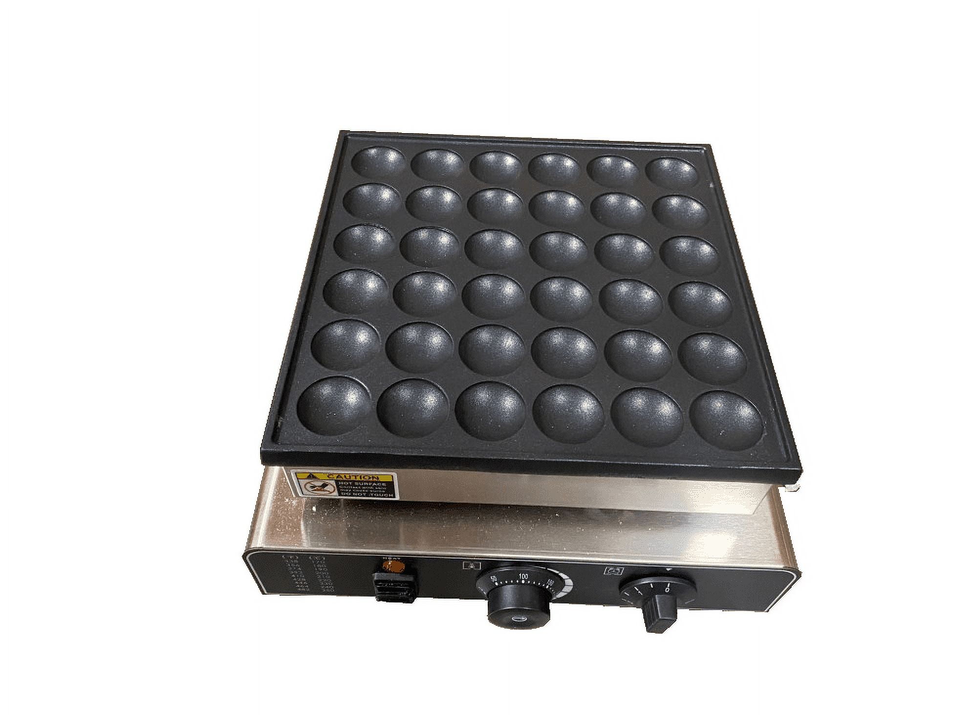36 pcs Commercial Electric Mini Dutch Pancake Poffertjes Maker ...