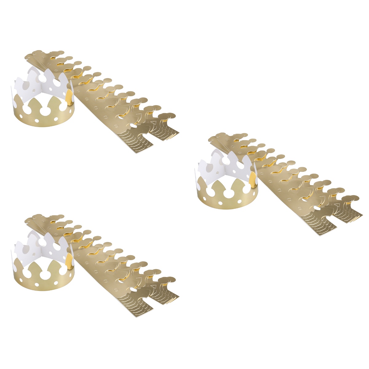 36 pcs Golden Crown Hats Child Crown Birthday Celebration Baby Shower ...