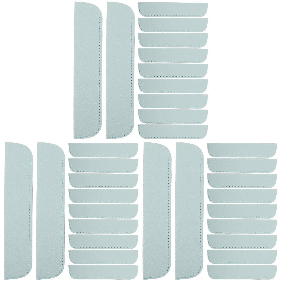 36 pcs Pen Storage Bag Leather Fountain Pen Sleeve Pen Pouch Fountain ...