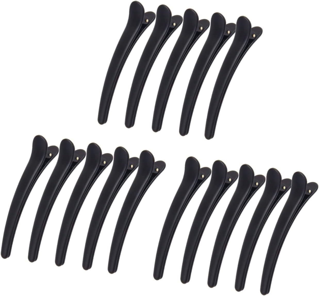 36 pcs Pins Barrettes Girls Sectioning Hairstyle Clip Non- Black Matte ...