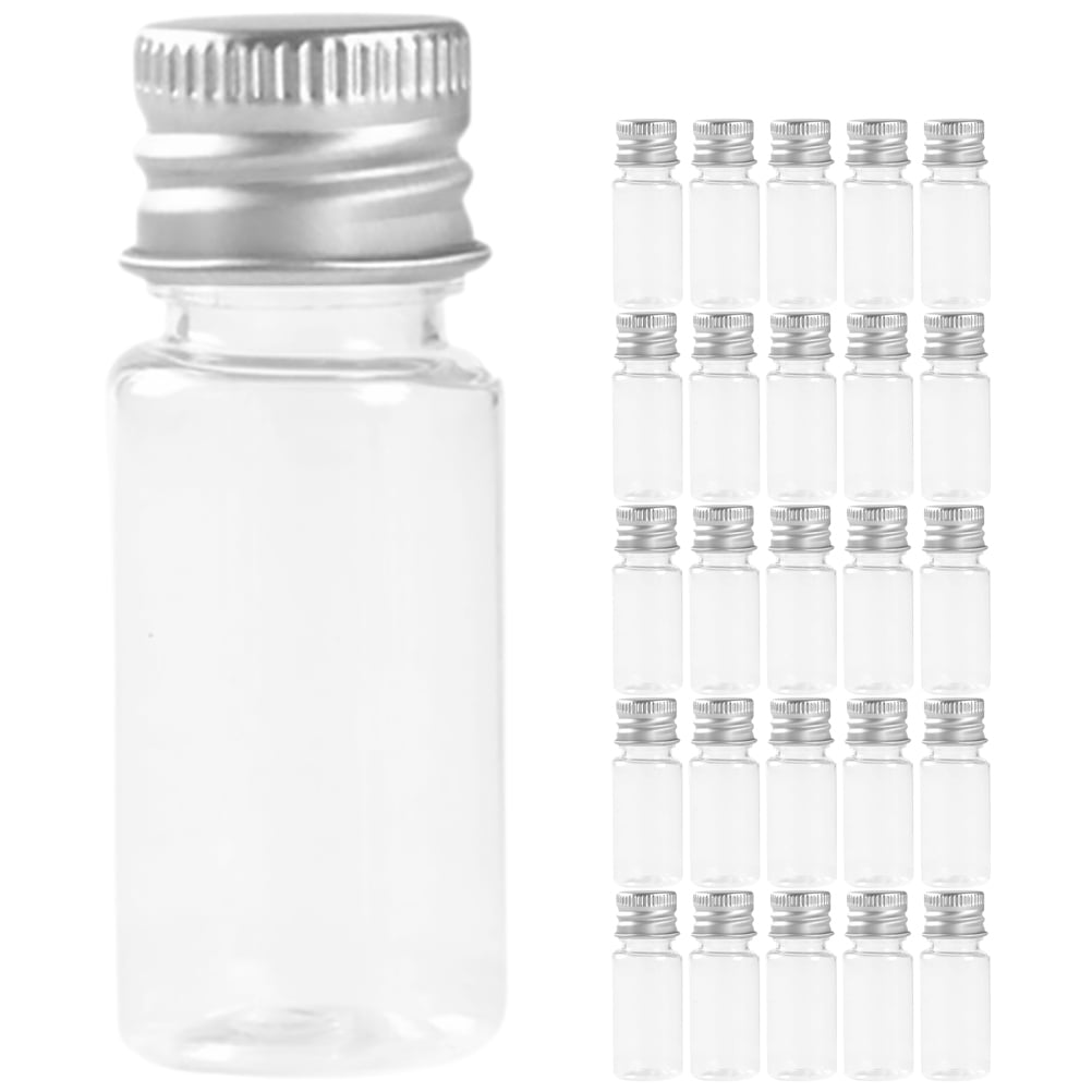 OUNONA Flat Bottom Plastic Tubes with Lids Durable and Leak-Proof 36Pcs ...