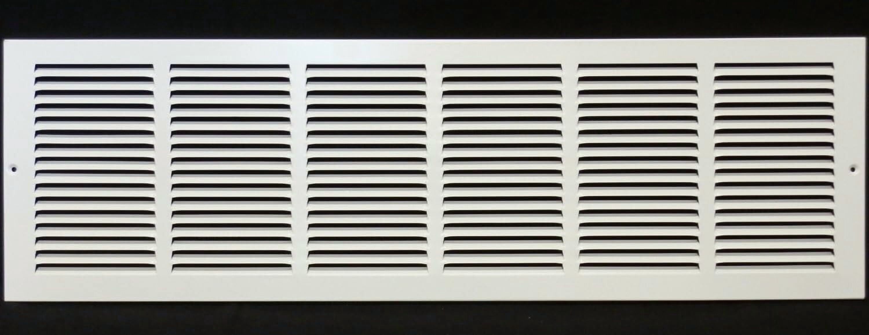 36"w X 10"h Steel Return Air Grilles Sidewall and Ceiling HVAC Duct ...