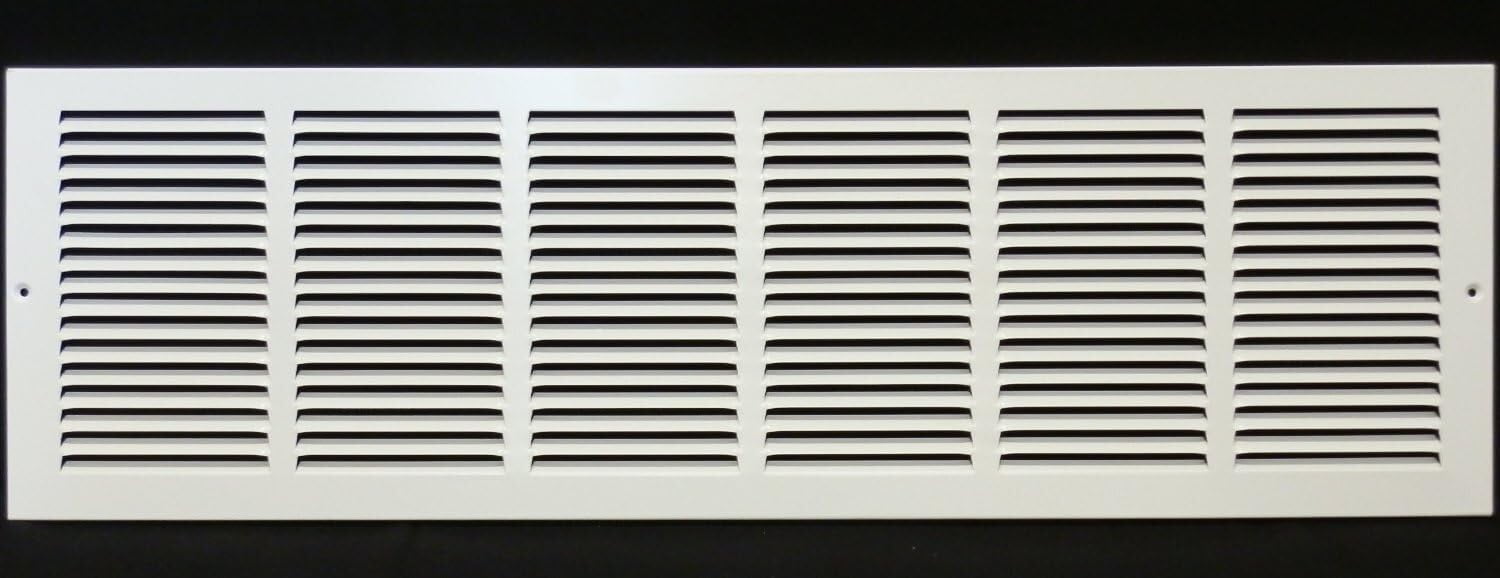 36"w X 10"h Steel Return Air Grilles Sidewall and Ceiling HVAC Duct ...