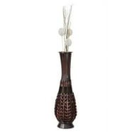 Tall 43" Inch Modern Bamboo Narrow Trumpet Floor Vase - Walmart.com