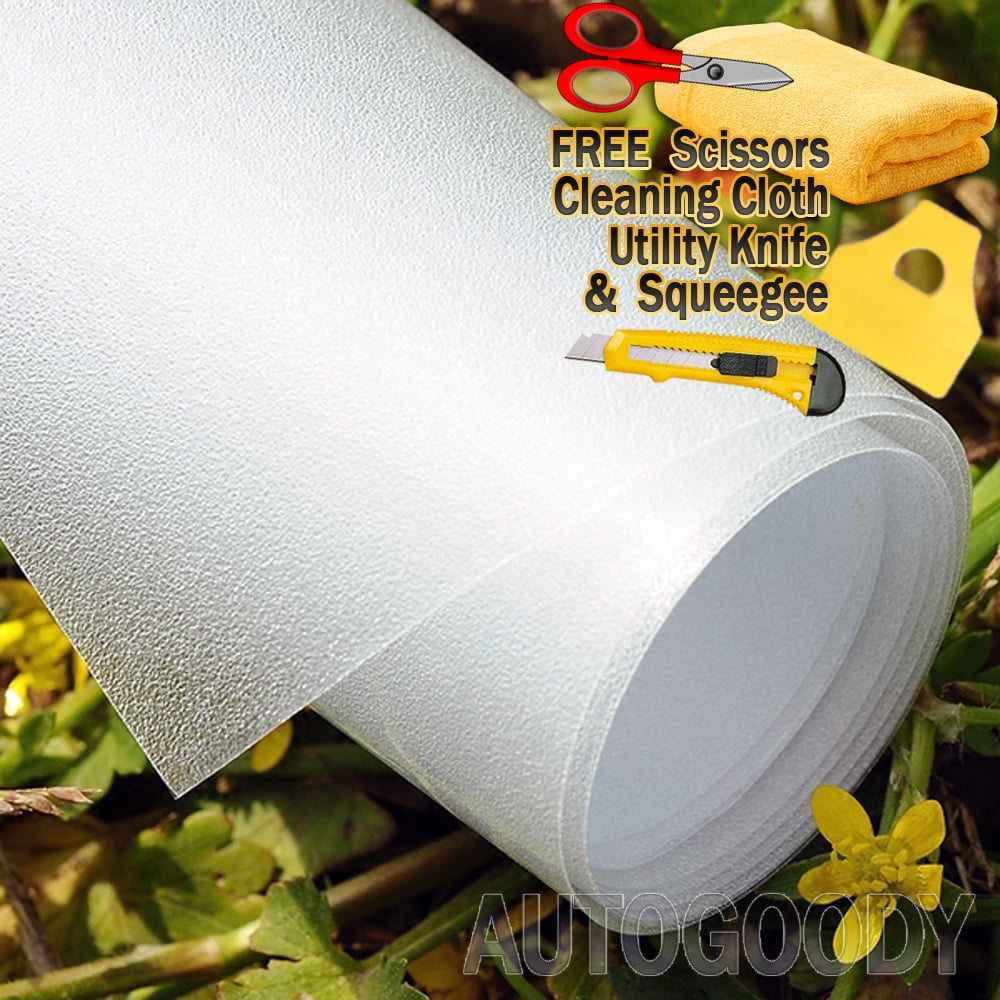 36" x 108" Frosted Glass Film Static Cling Office Bathroom Window Tint ...