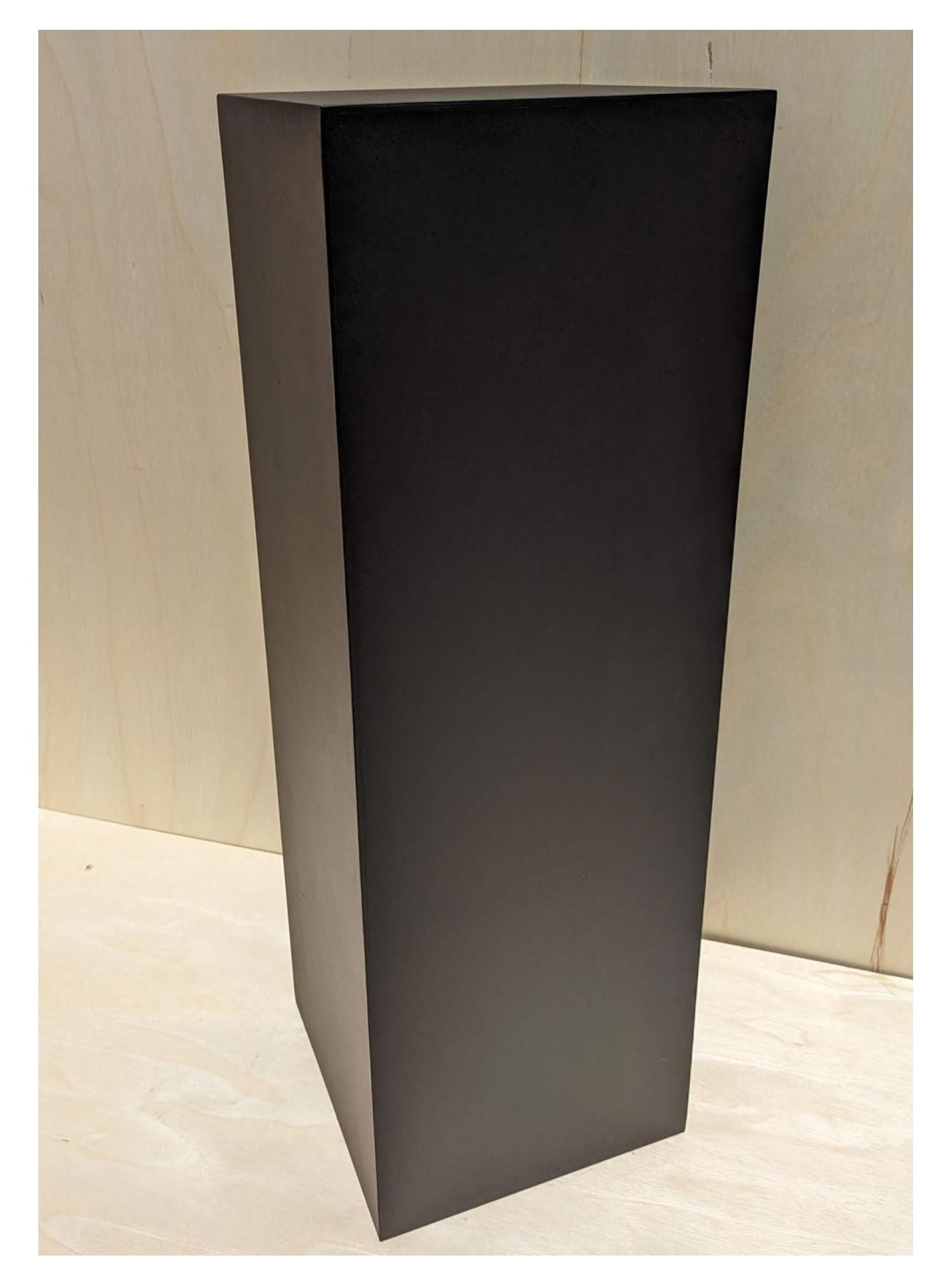 36" x 12" x 12" Matte Black Display Pedestal Stand Riser Column Pillar ...