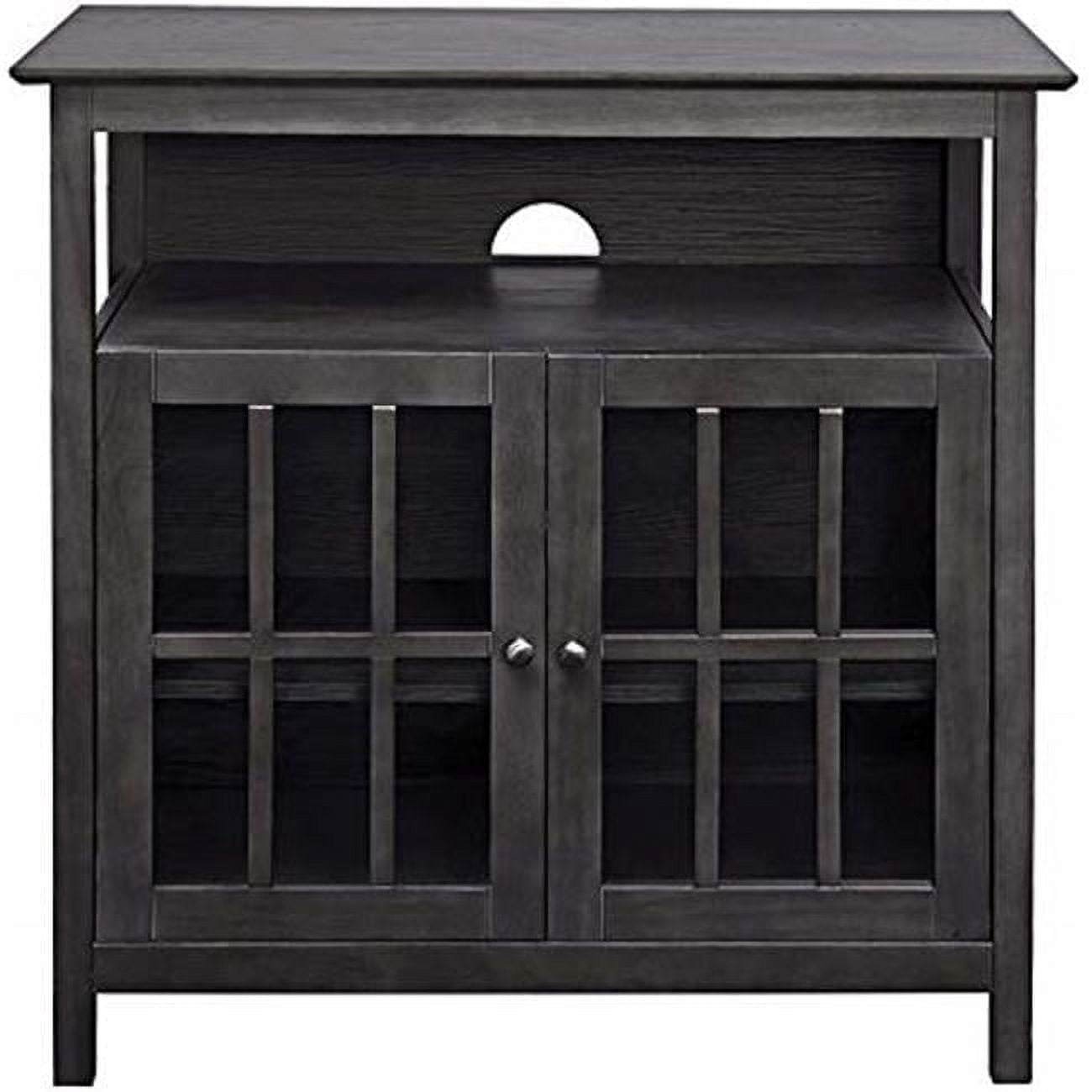 36 x 15.5 x 36.25 in. Big Sur Highboy TV Stand, Weathered Gray ...