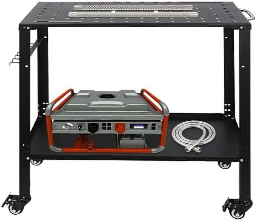 36" x 18" Welding Table 1200 Lbs Portable Welding Table with 4 Brakes ...