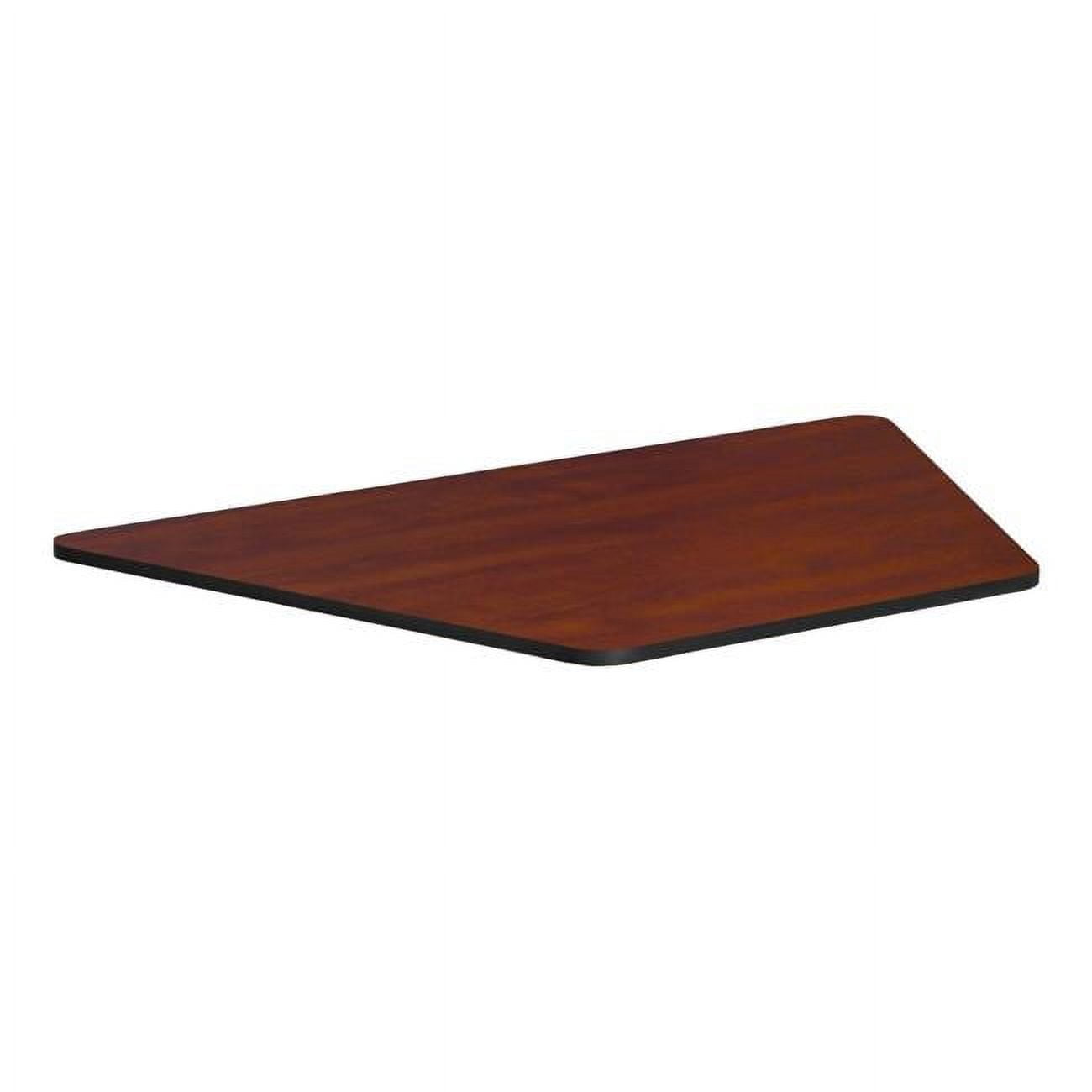 36 x 23 x 19 in. Standard Standard Trapezoid Table Top, Cherry & Maple ...