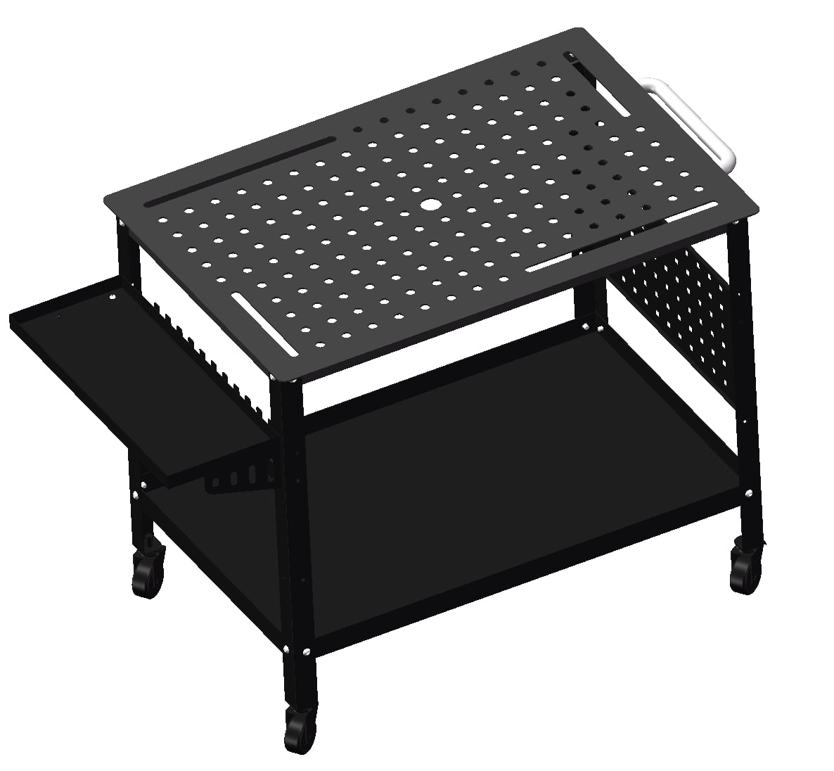 36'' x 24'' Steel Welding Table, 1200 Lb Portable Welding Fixture Table ...