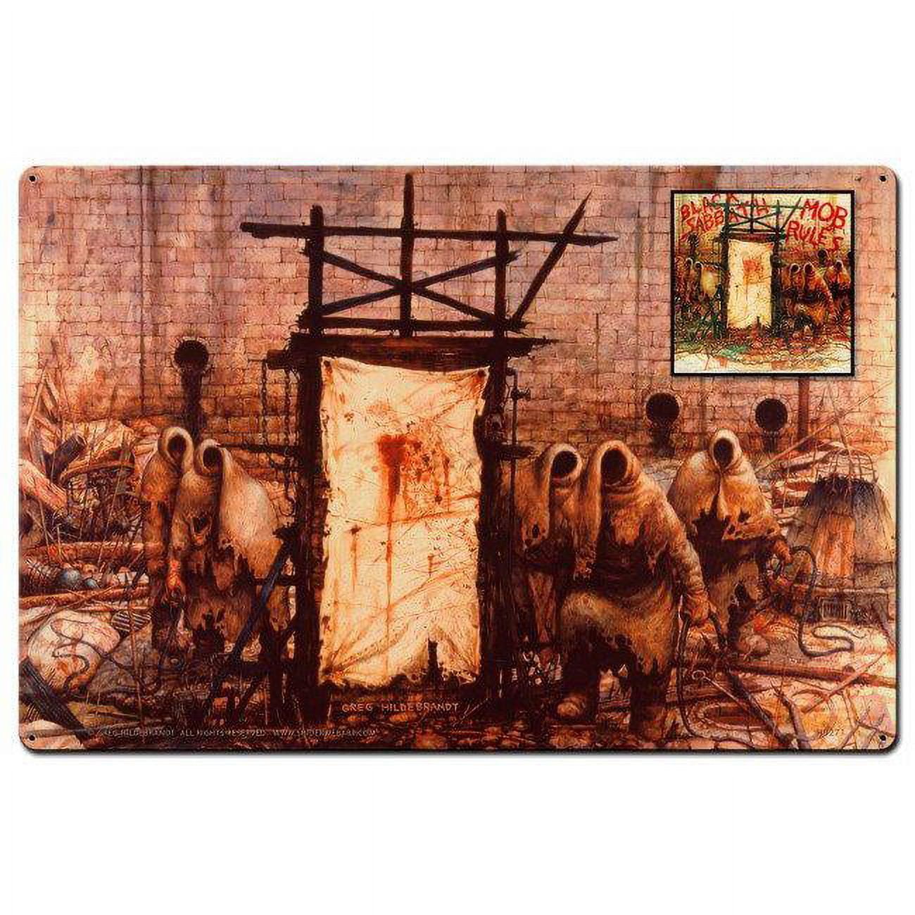 36 x 24 in. American Beauties by Greg hildebrandt Mob Rules Satin Sign ...