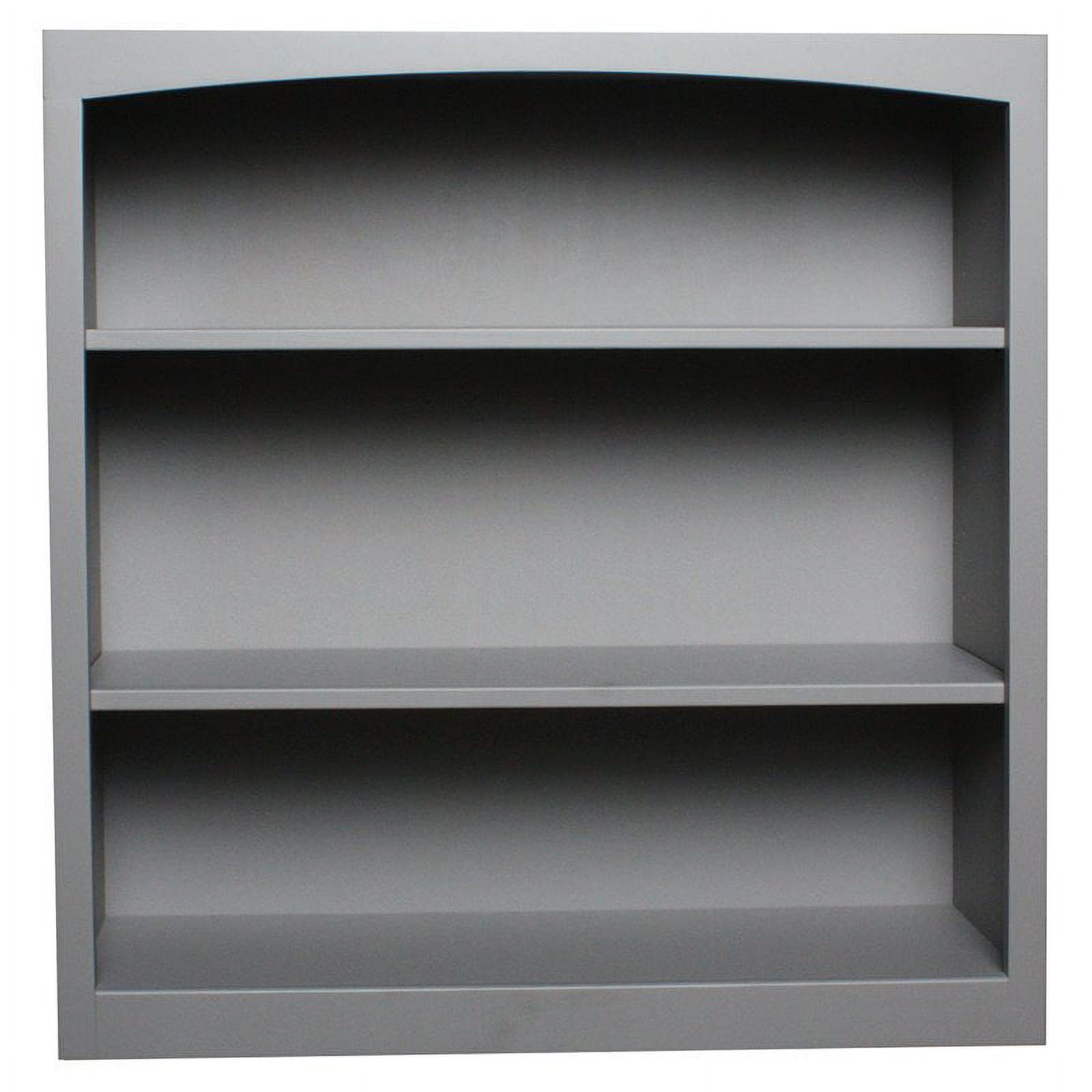 36" x 36" Pine Wood Bookcase in Storm Gray - Built in the USA - Walmart.com
