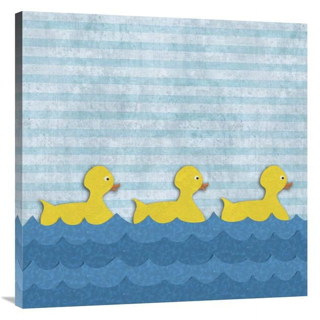 36 x 36 in. Ducks - Three Baby Ducks Art Print - BG.Studio - Walmart.com