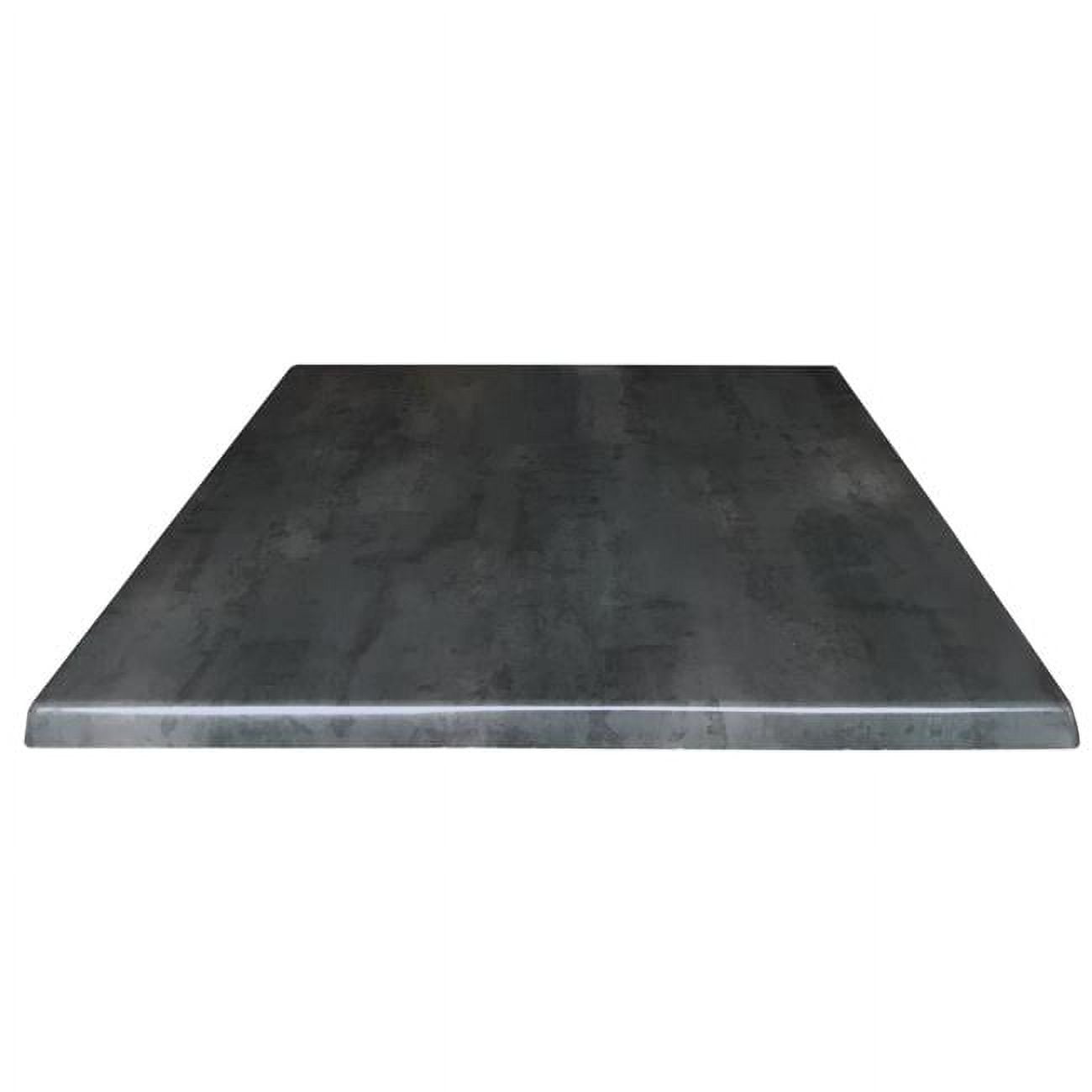 36 x 36 in. Indoor& Outdoor Enduro Top Table Top - Black Steel ...